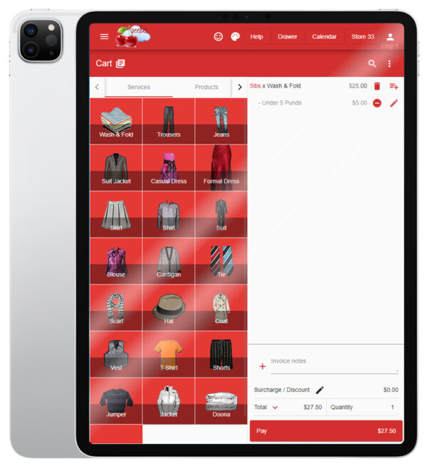POS & Store Management for Dry Cleaning & Clothing Alterations